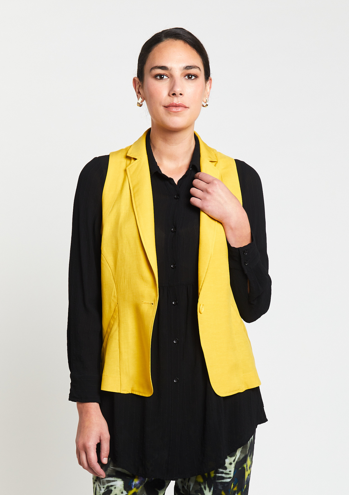 Soprano Boyfriend Vest - Harvest Gold – Mirror Mirror Boutique