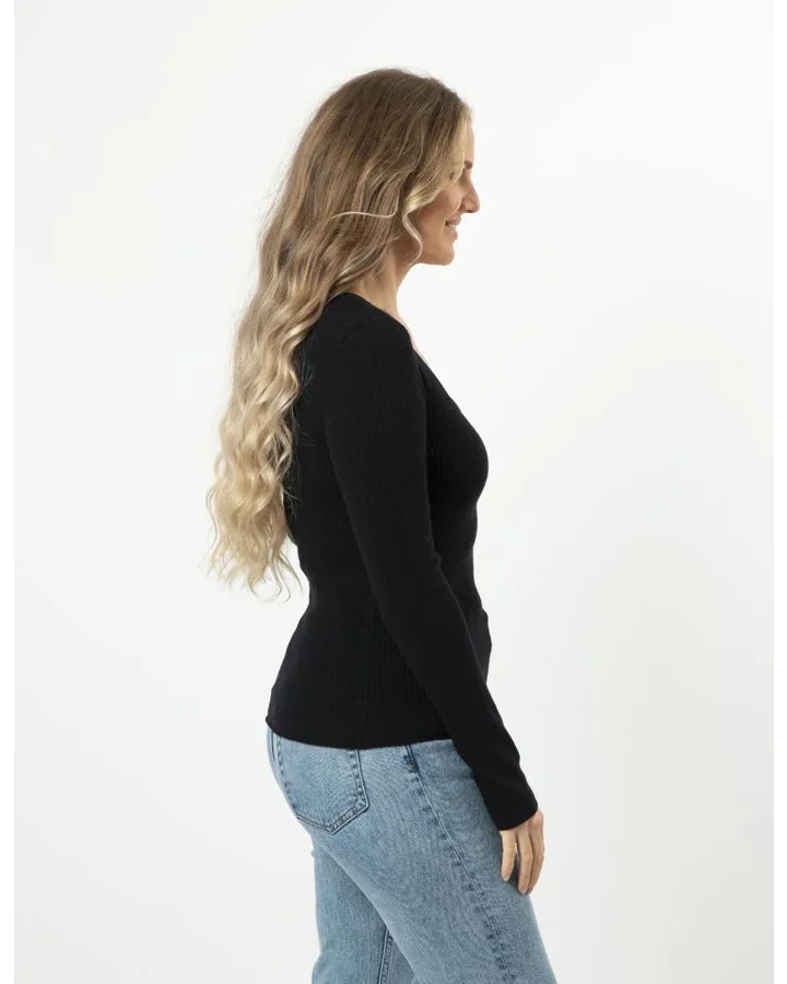 CLEARANCE Garnet Top - Black – Mirror Mirror Boutique